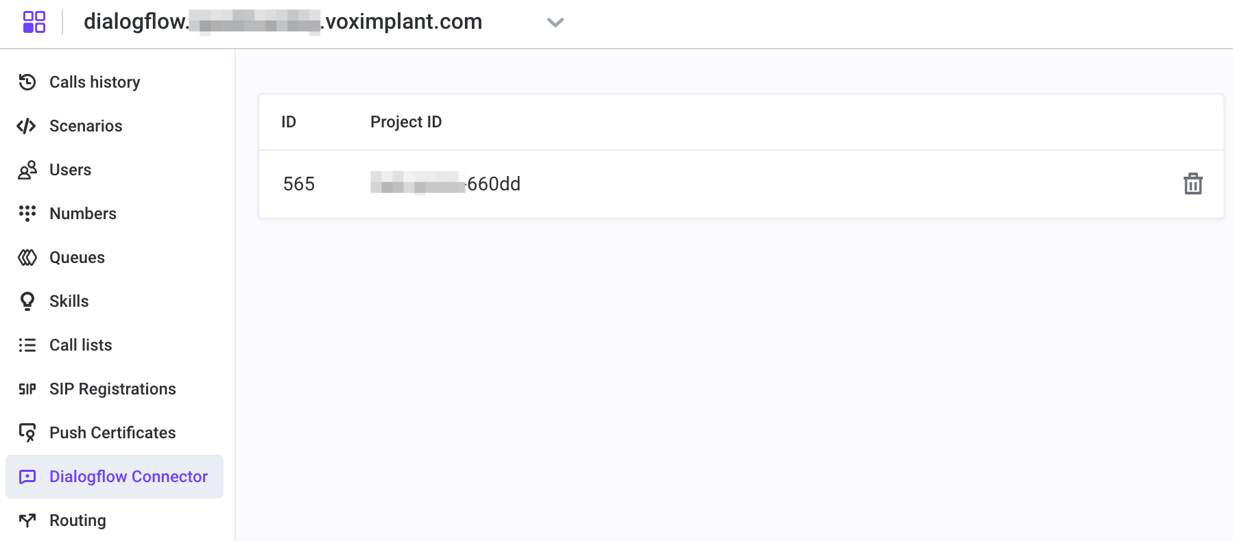 Connecting Dialogflow agent to outbound calls | Voximplant.com